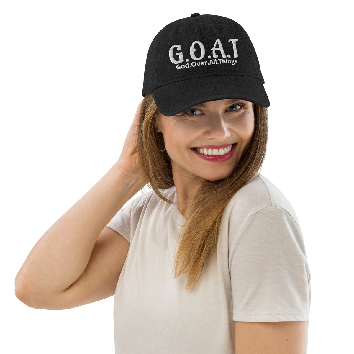 Denim Godly Goat Hats